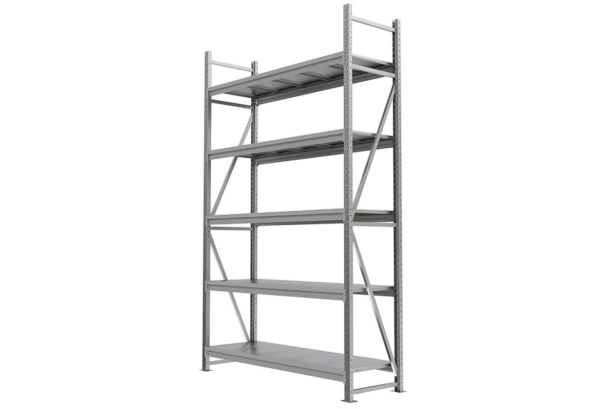 Стеллаж металлический Optimus Pro h-3000 Zn, 5 ярусов (900х400) купить ...